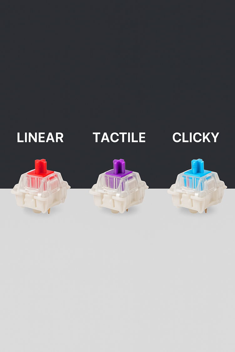 Linear vs Tactile vs Clicky: Which Keyboard Switch is Right for You?