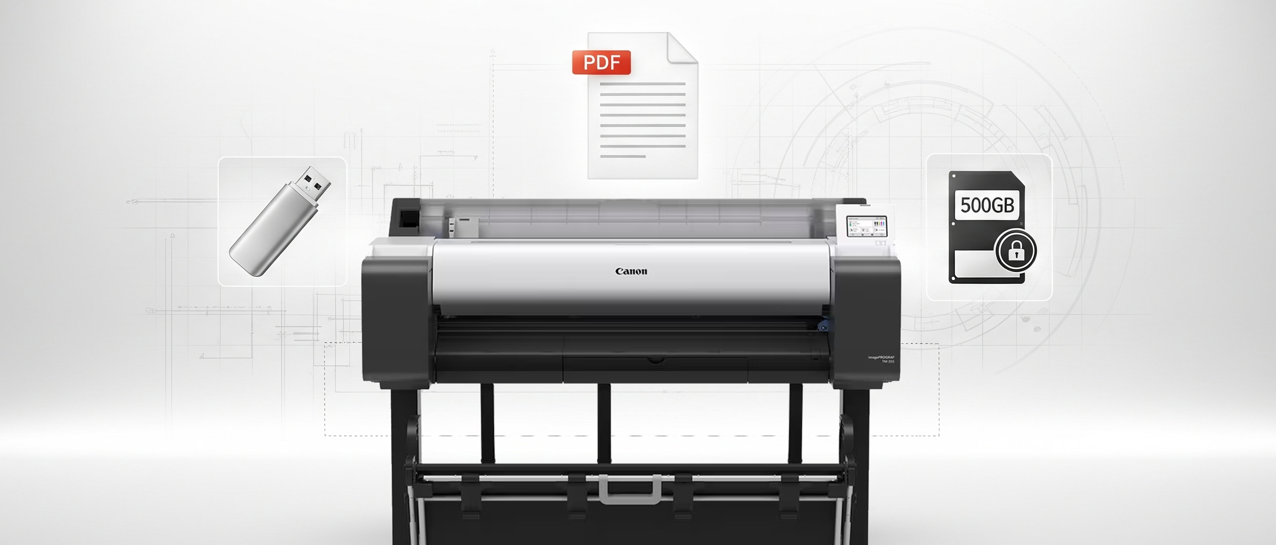 Canon TM-350 vs TM-355 | Compare Canon Large Format Printers