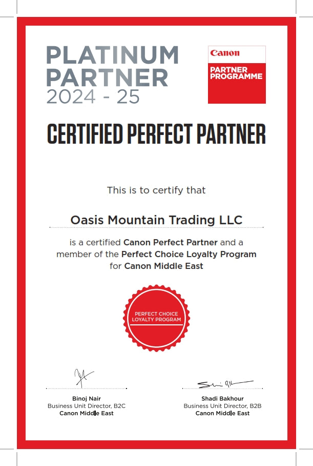 Authorized Canon Partner UAE | Oasis Mountain Trading LLC (AtomOffice)